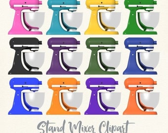 Stand mixer clipart | Etsy