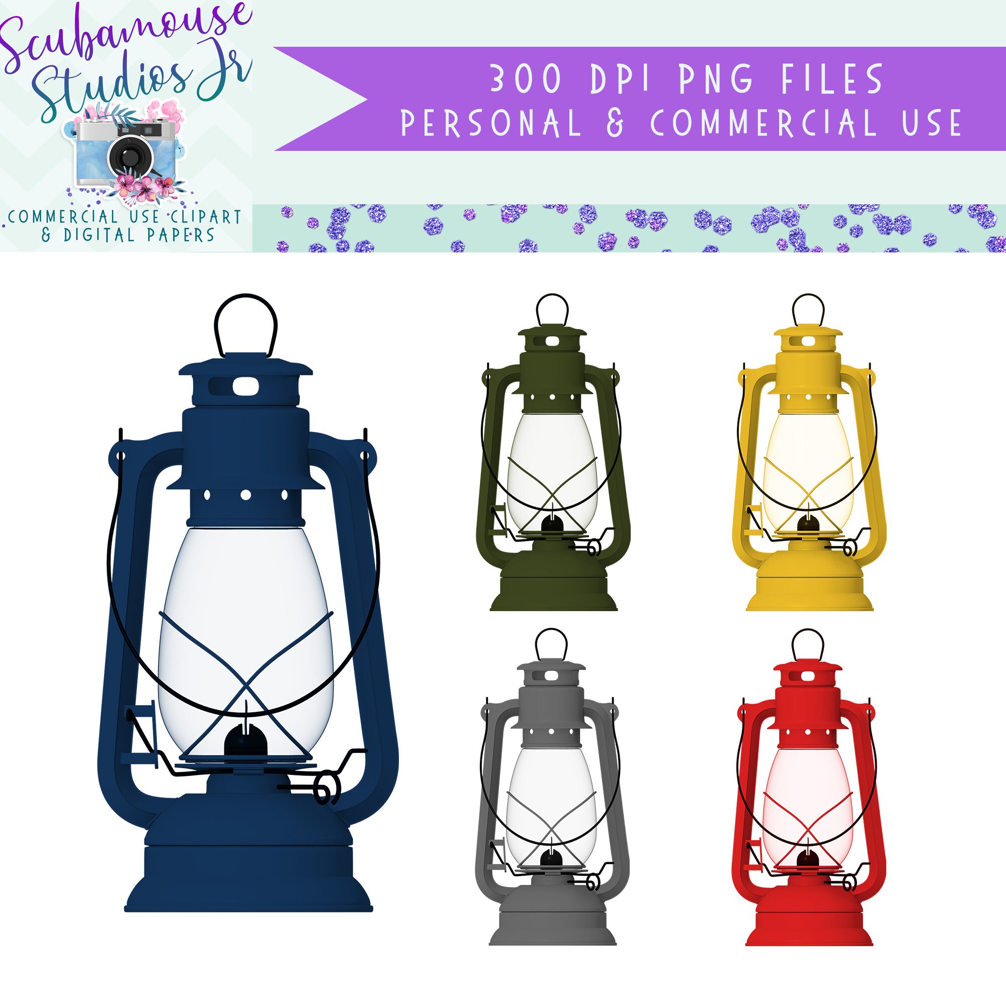 Camping Lantern Clipart