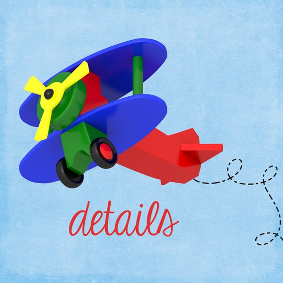 Toy Plane Clipart