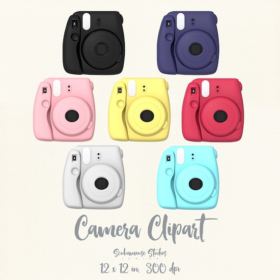 Cameras Clipart Wedding Clipart Clip Art Instax Camera - Etsy