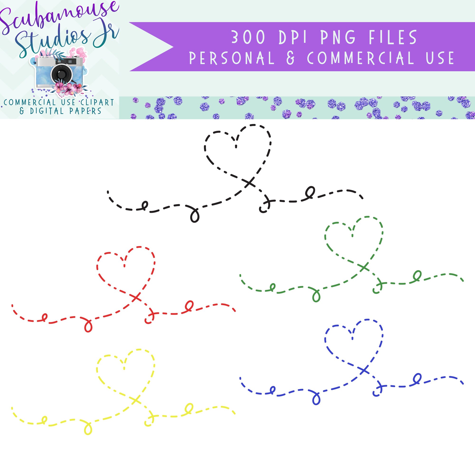 Heart Overlay Clipart