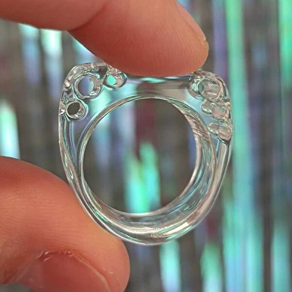 Plexiglass Ring - Etsy