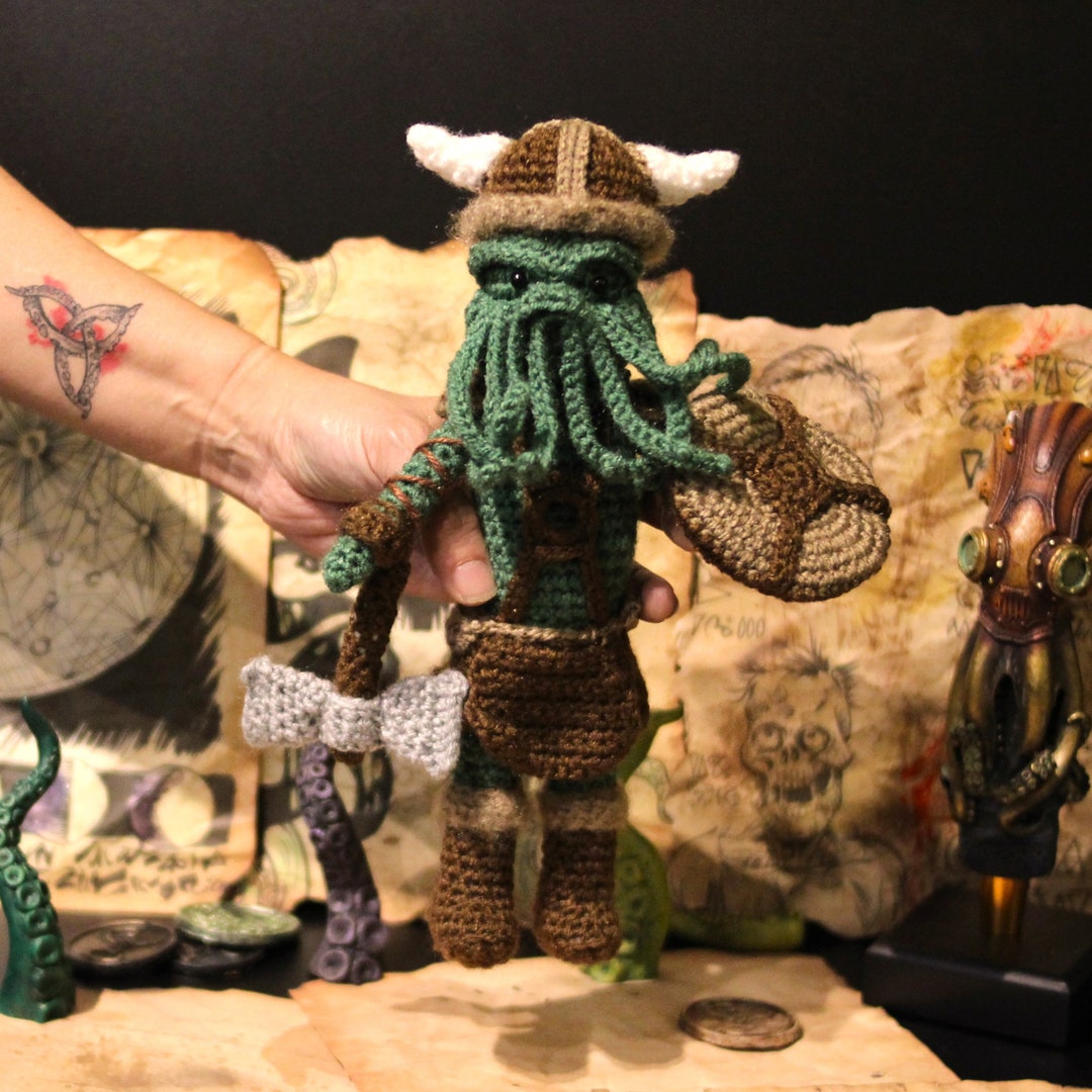 Viking Amigurumi Doll Cthulhu Norse Mythology Warrior Followers of Odín ...