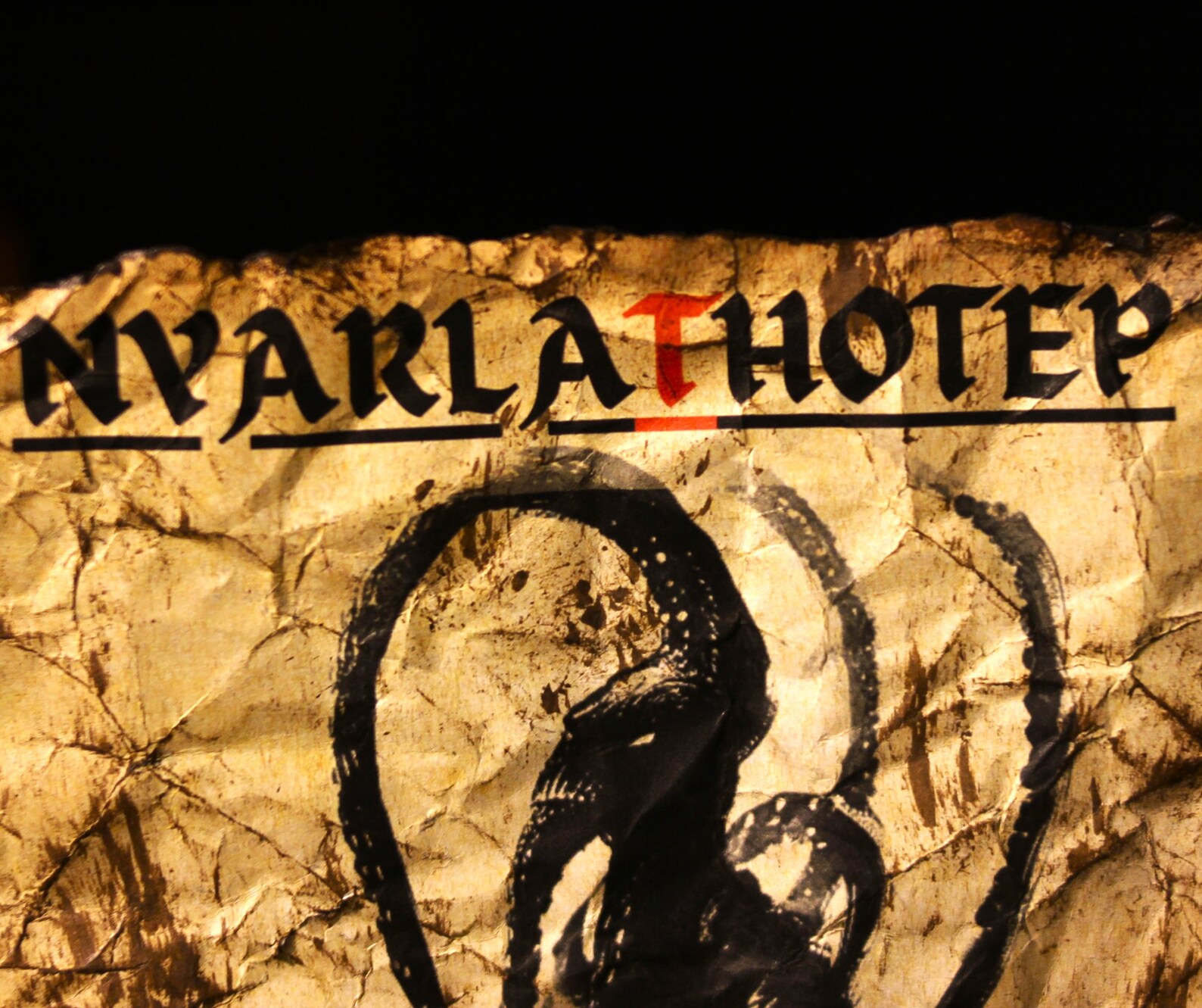Handcraft Scroll: Nyarlathotep, the Crawling Chaos, Lovecraftian Horror ...