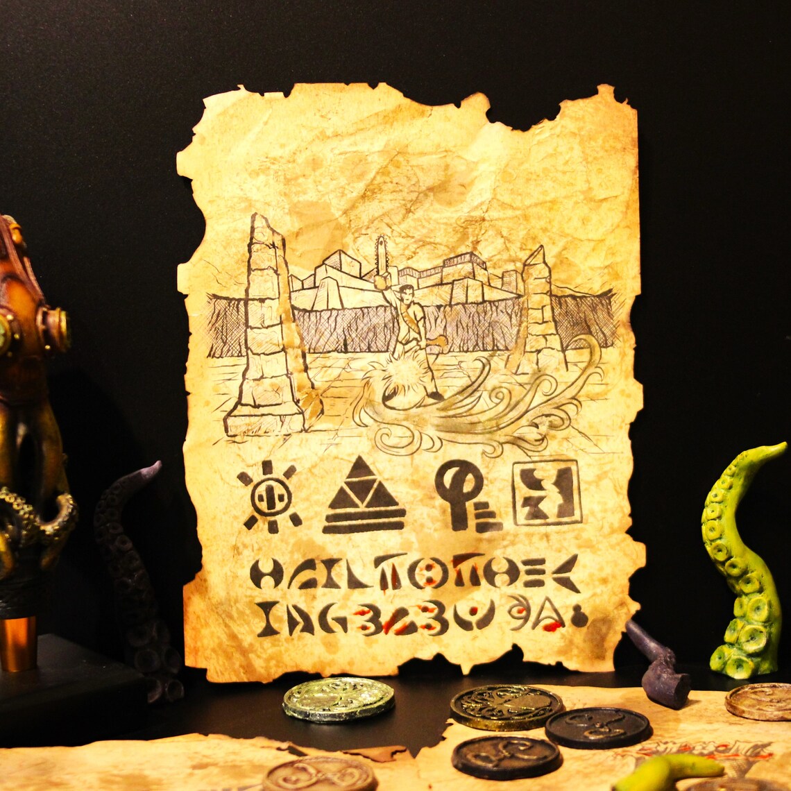 Necronomicon Print Evil Dead Parchment Incantations Larp - Etsy