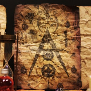 Magic Scrolls: Prints of Spells Handmade, Handcrafted, Props, LARP ...