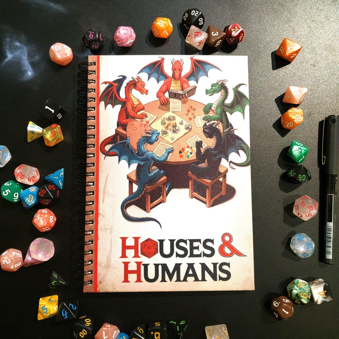 DND Notebook, Roleplay Game Notebook, Role-player Journal, Dragon ...