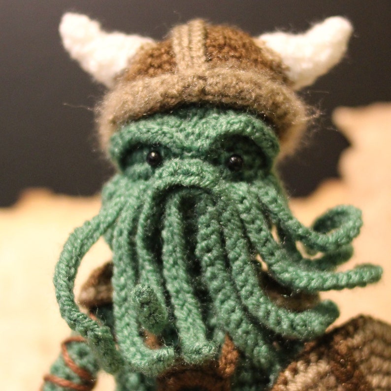 Viking Amigurumi Doll Cthulhu Norse Mythology Warrior Followers of Odín ...
