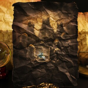 Ghosts Book Pages: Handcrafted Spirits Scrolls, Paranormal Decor, Dark ...