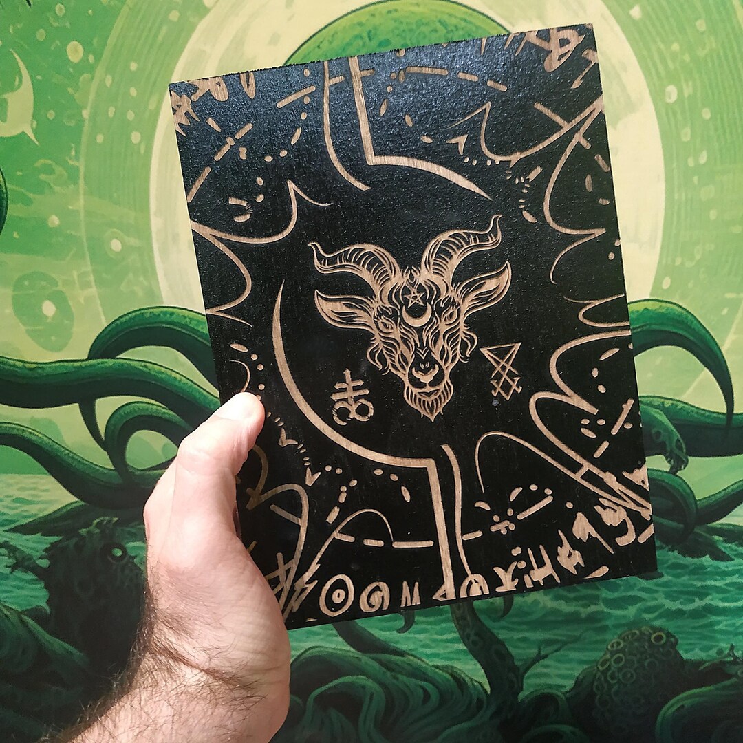 The Black Box, Gothic Edition, Baphomet Decoration, Black Box Book - Etsy
