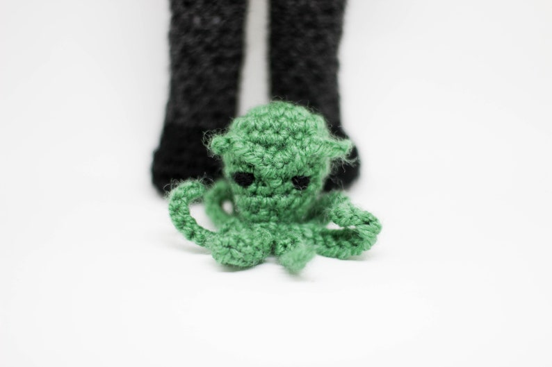Lovecraft and Cthulhu Wool Doll Amigurumi Crochet Eldritch - Etsy