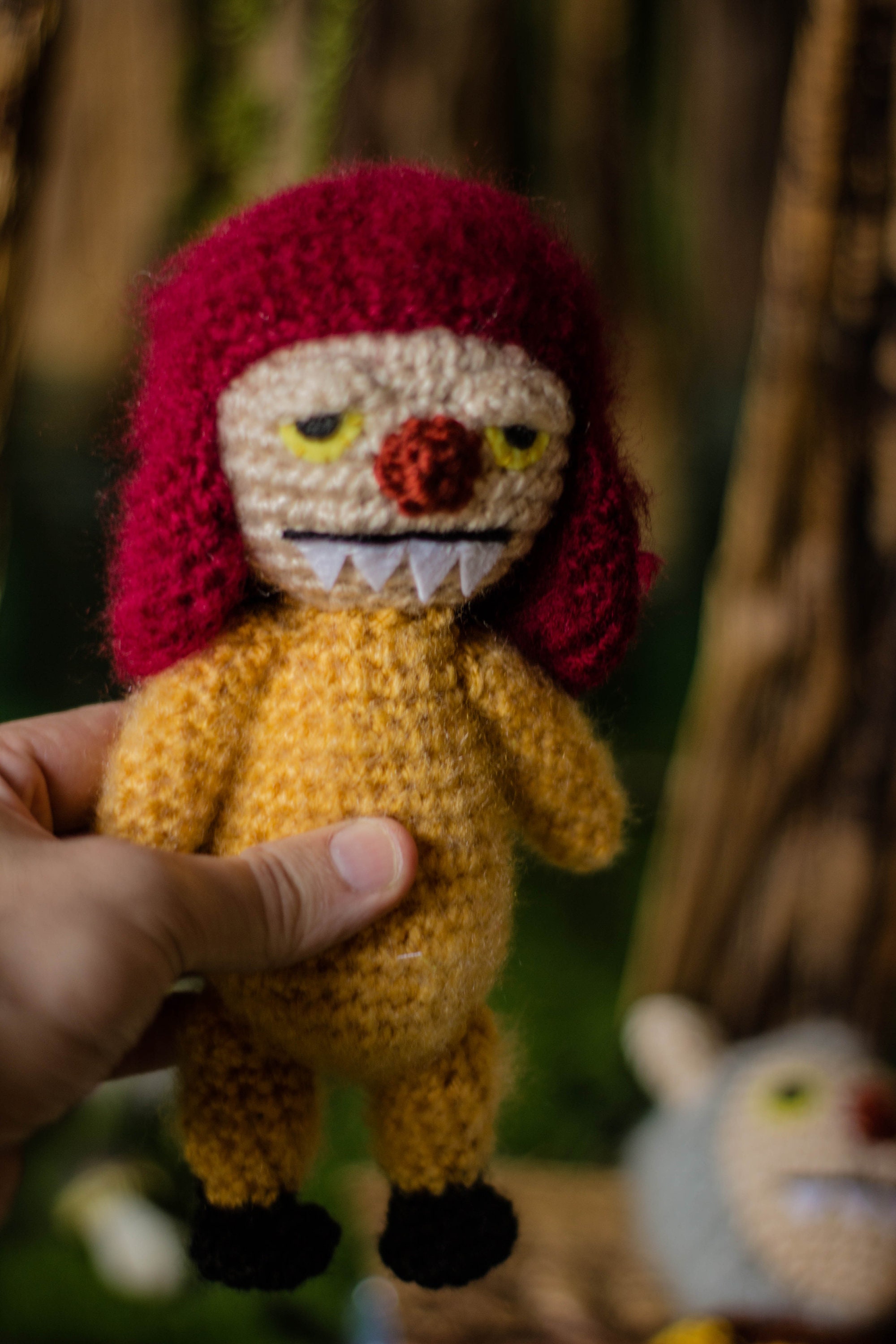 Donde viven los monstruos / Cinco muñecos / Carol / Kw / Ira | Etsy