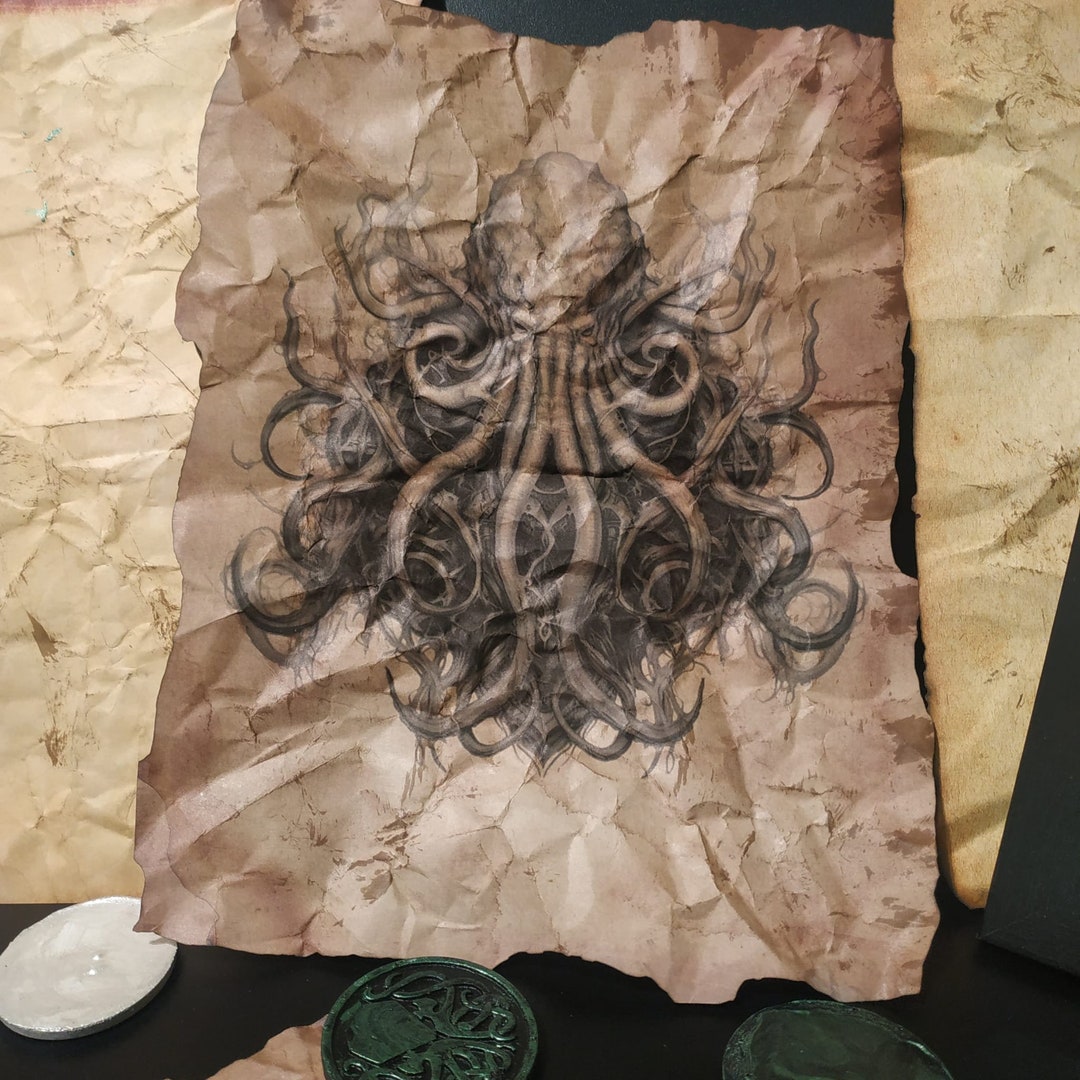 Cthulhu Scrolls: Prints of Necronomicon , Role-playing, Perfecti Gift ...