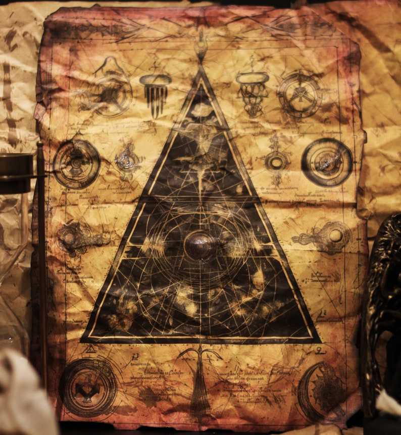 Magic Scrolls: Prints of Spells Handmade, Handcrafted, Props, LARP ...
