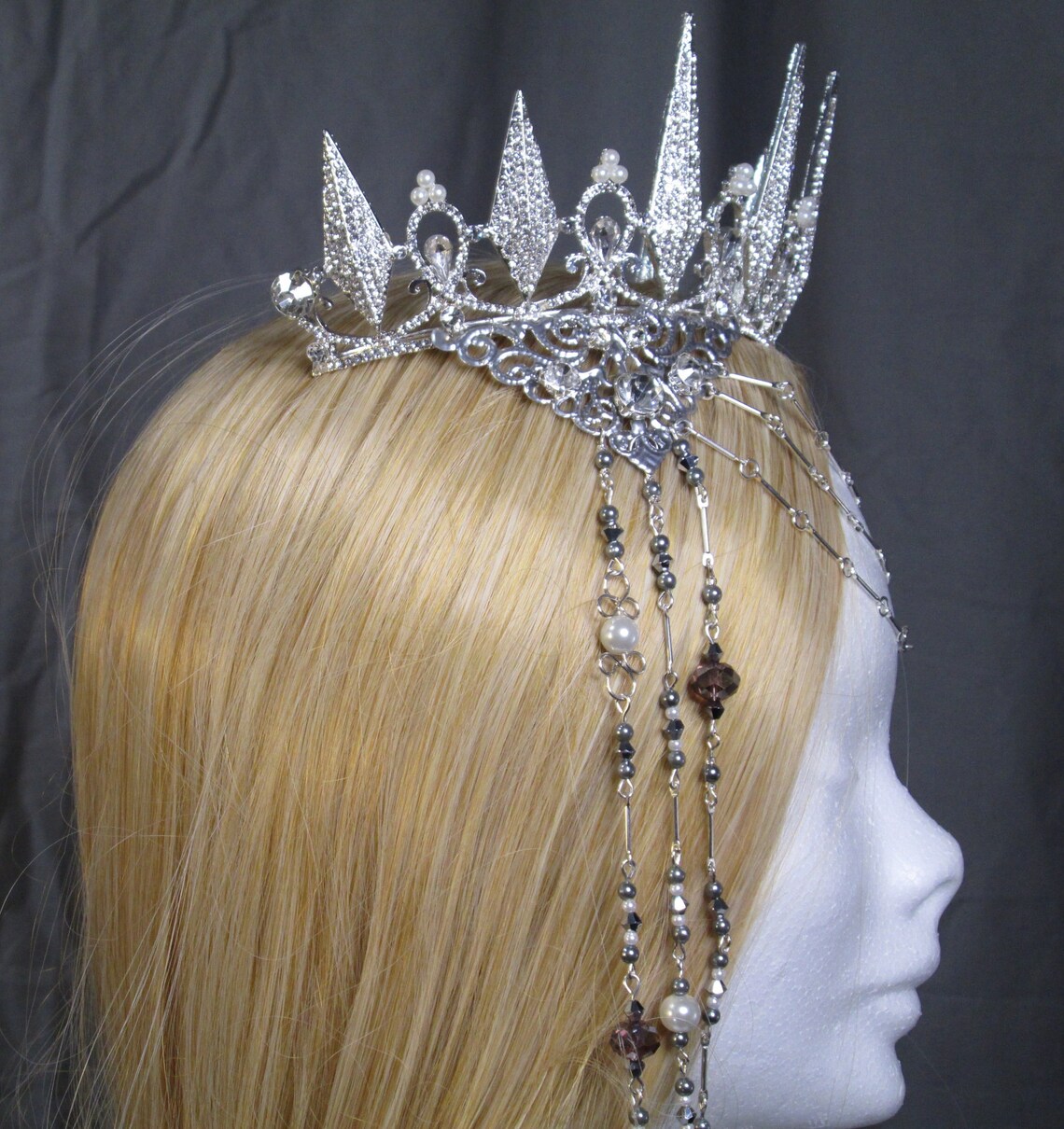 Queen Ravenna crown evil queen headpiece | Etsy