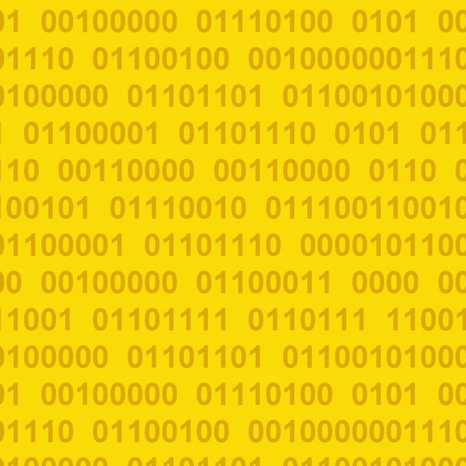 SALE Yellow Binary Numbers Fabric You Choose Size 3737-44 | Etsy