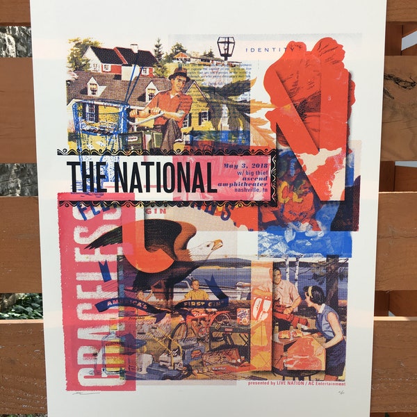The National Band Poster in Frame - Etsy