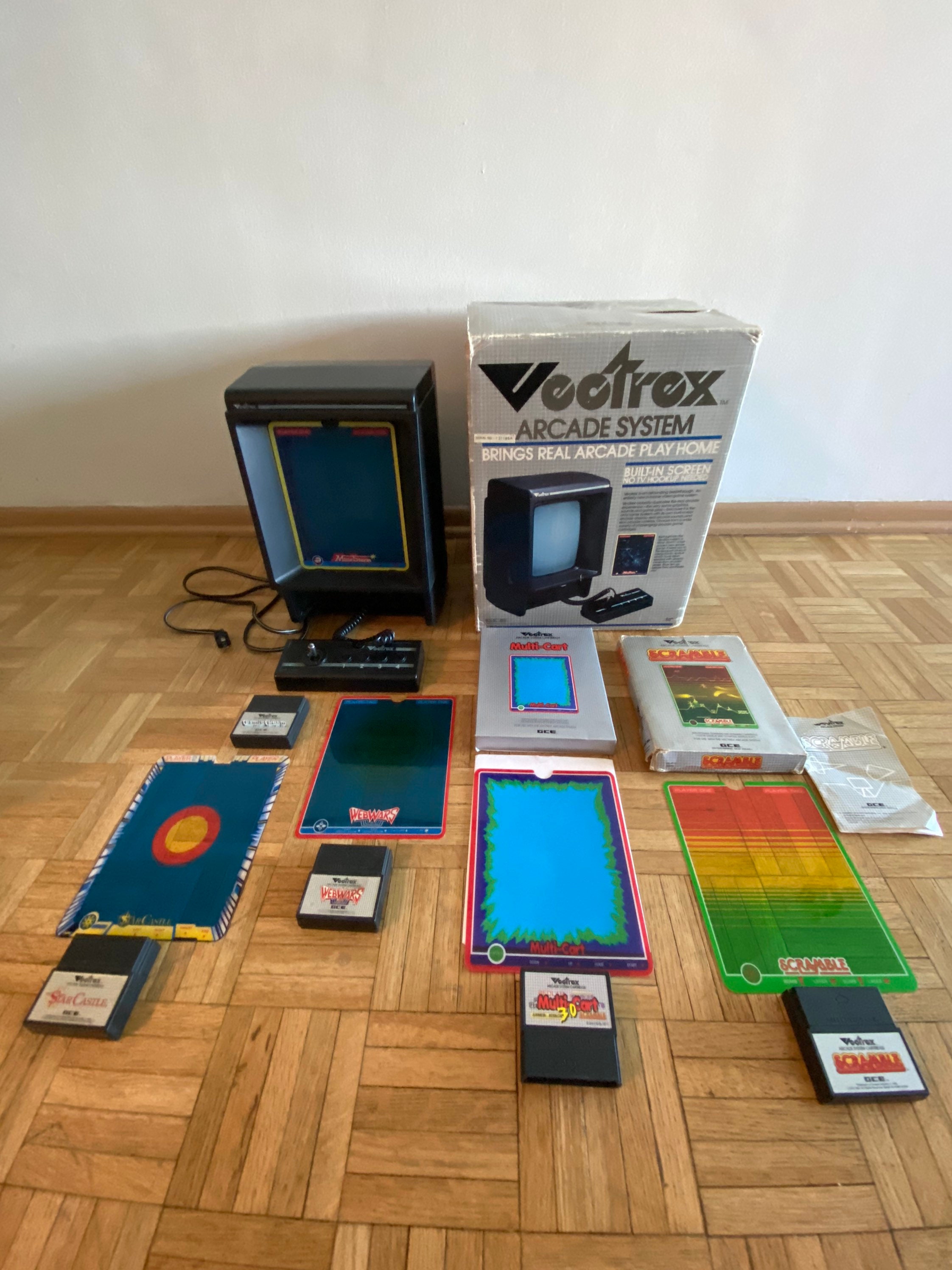 Vectrex Rare-Multi Cart With Color Overlay Tested And Fully | Etsy