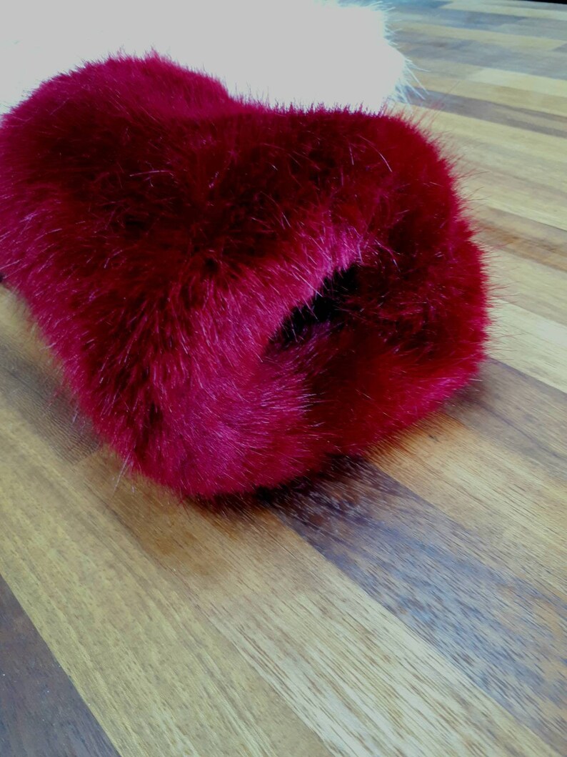 Luxury Red Faux Fur Hand Muff Girls and Womens Hand Muff | Etsy