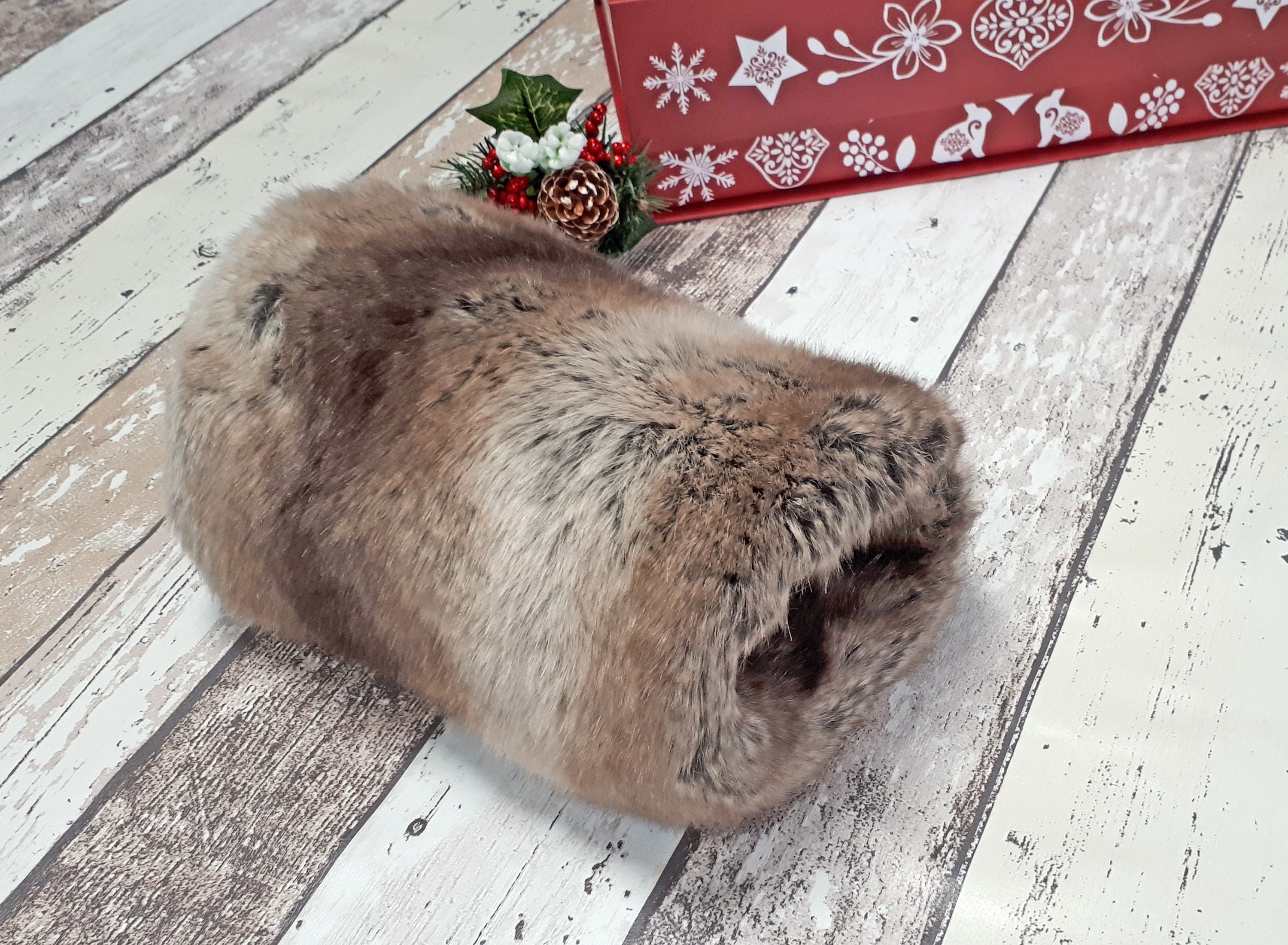 Elderly Hand Muff Extra Warm Faux Fur Hand Muff Super Warm | Etsy UK