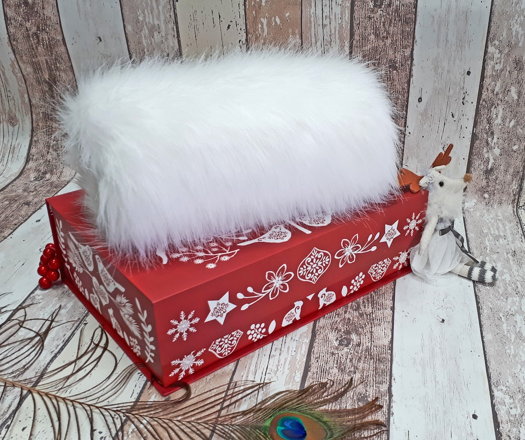 Handmade White Faux Fur Hand Muff, Long Pile Lined Hand Muff Perfect ...