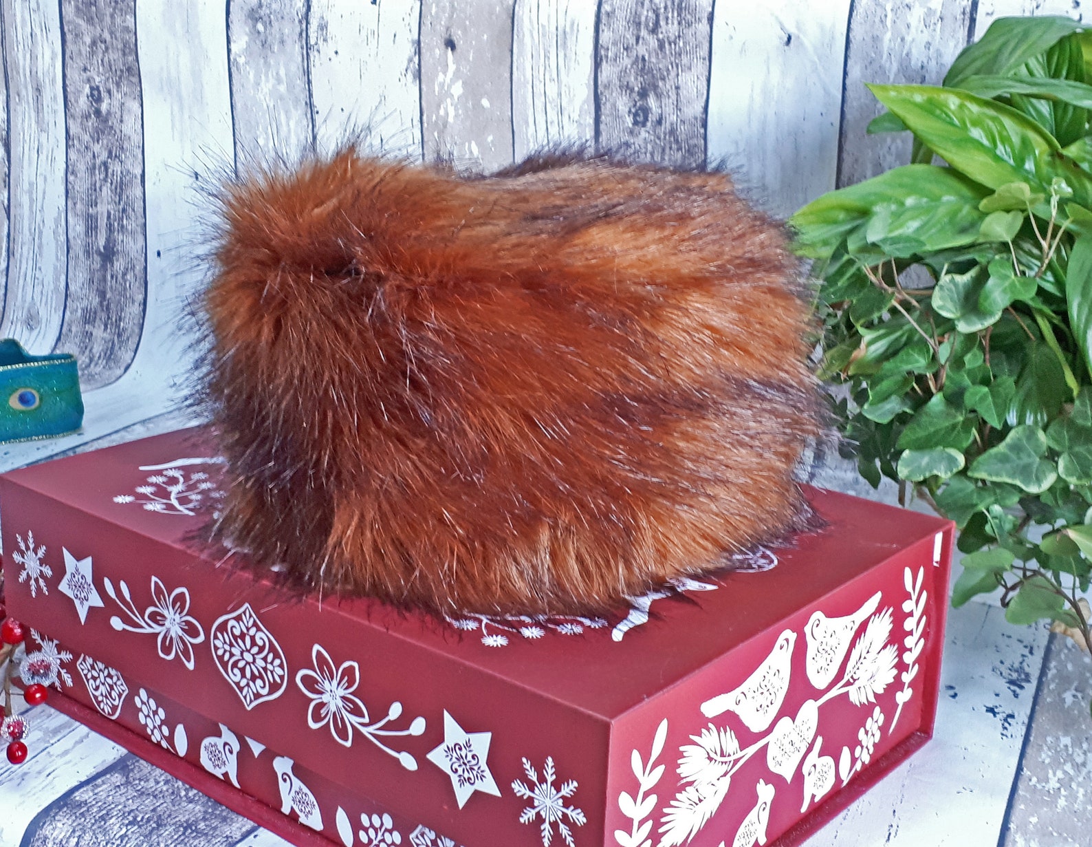 Faux Fur Cossack Hat Red Fox Handmade Faux Fur Cossack - Etsy