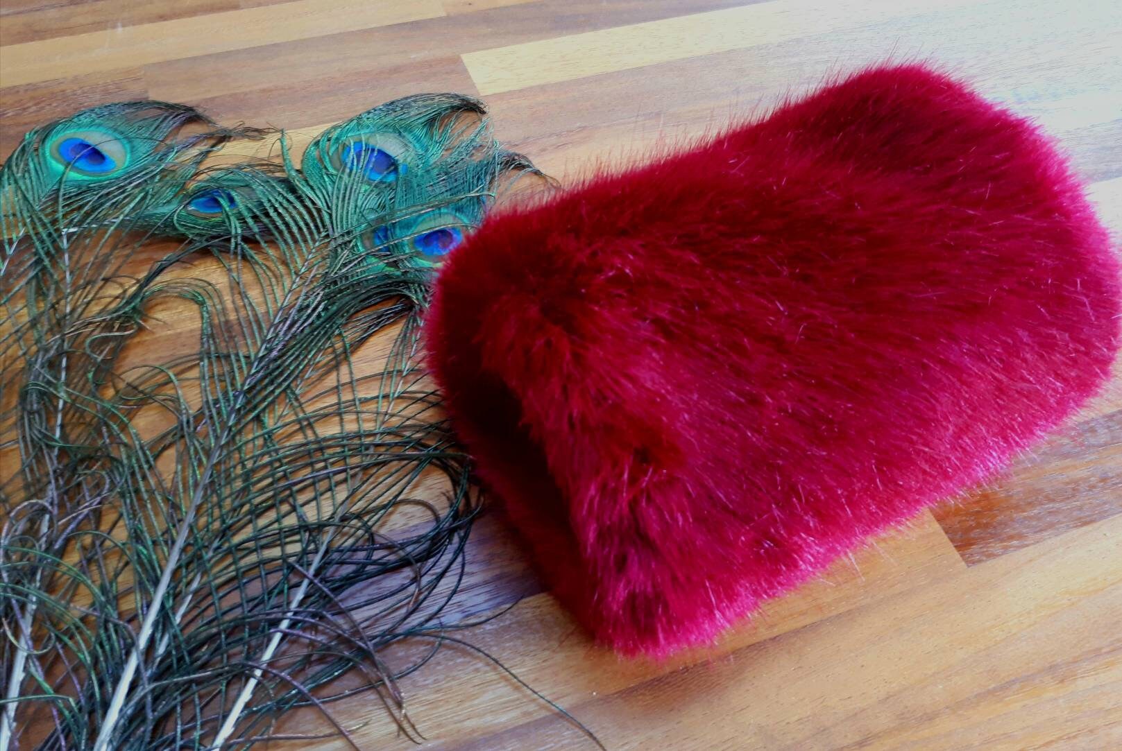 Luxury Red Faux Fur Hand Muff Girls and Womens Hand Muff | Etsy