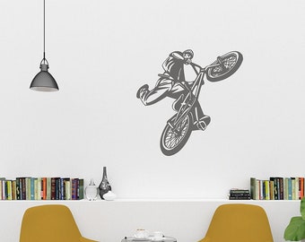 Stunt Bike Decal - Etsy