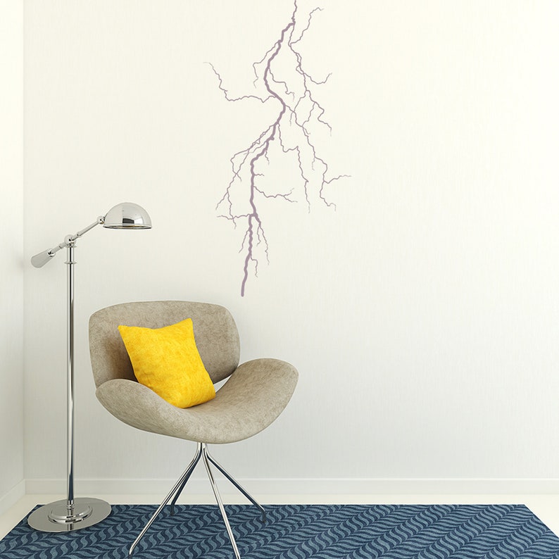 Lightning Streak Decal Spooky Electricity Sticker - Etsy UK