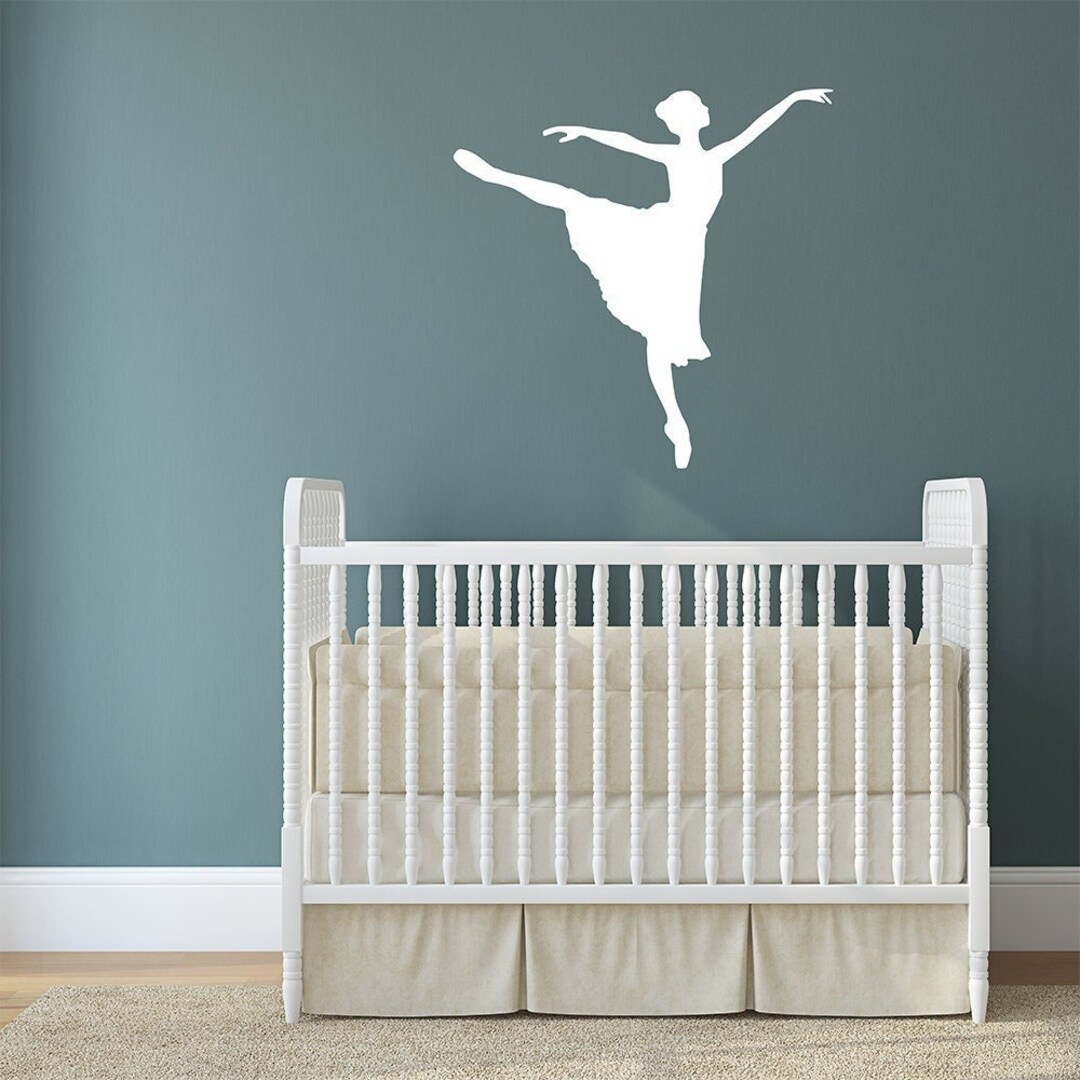 Ballerina Wall Sticker Dancer's Room Wall Decal Ballet Theme Sticker ...