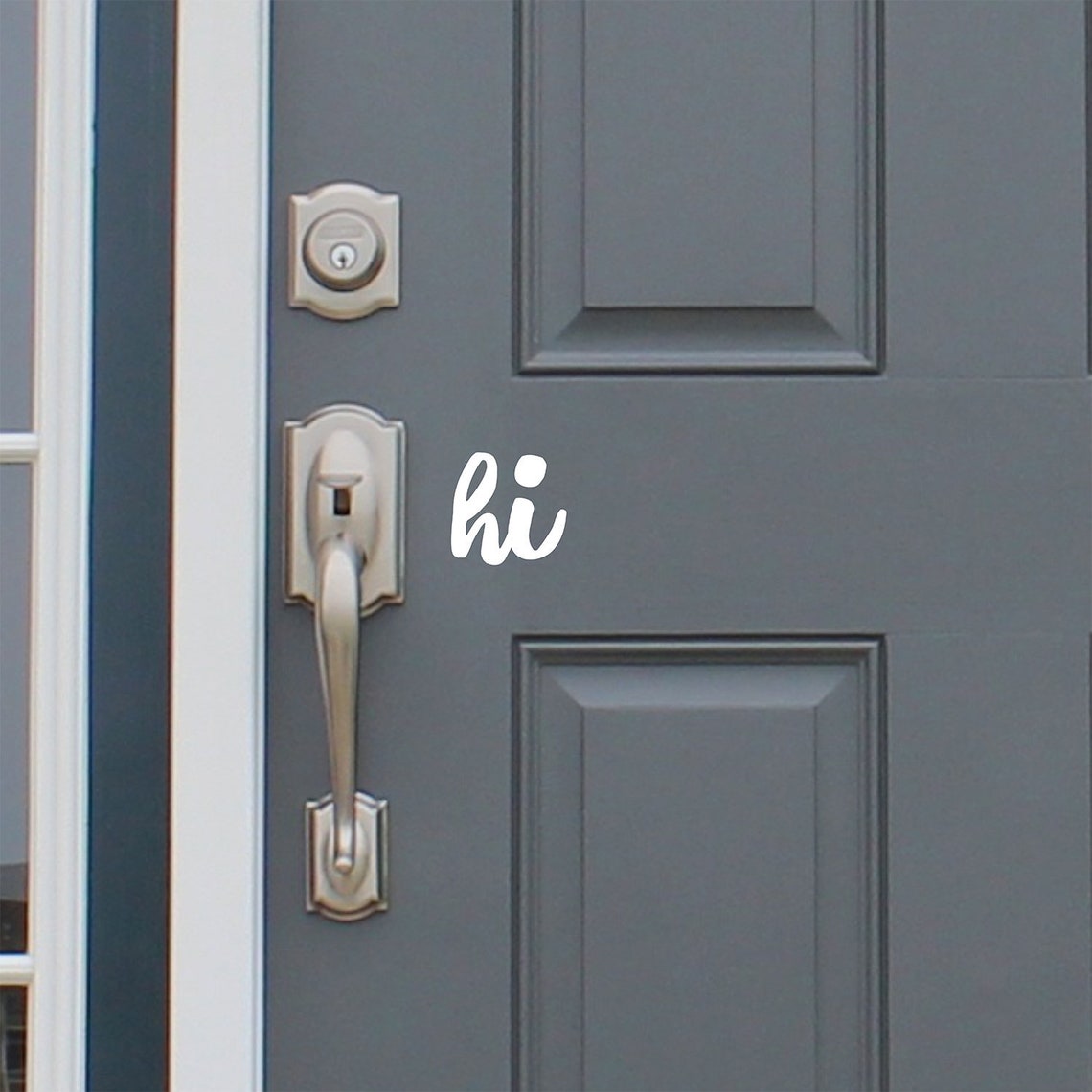 Hi Door Sign Porch Vinyl Decal Front Entry Sticker - Etsy UK