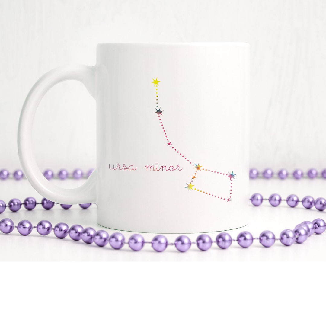 Ursa Minor Constellation Ceramic Mug, Astronomical Coffee Cup, Perfect ...