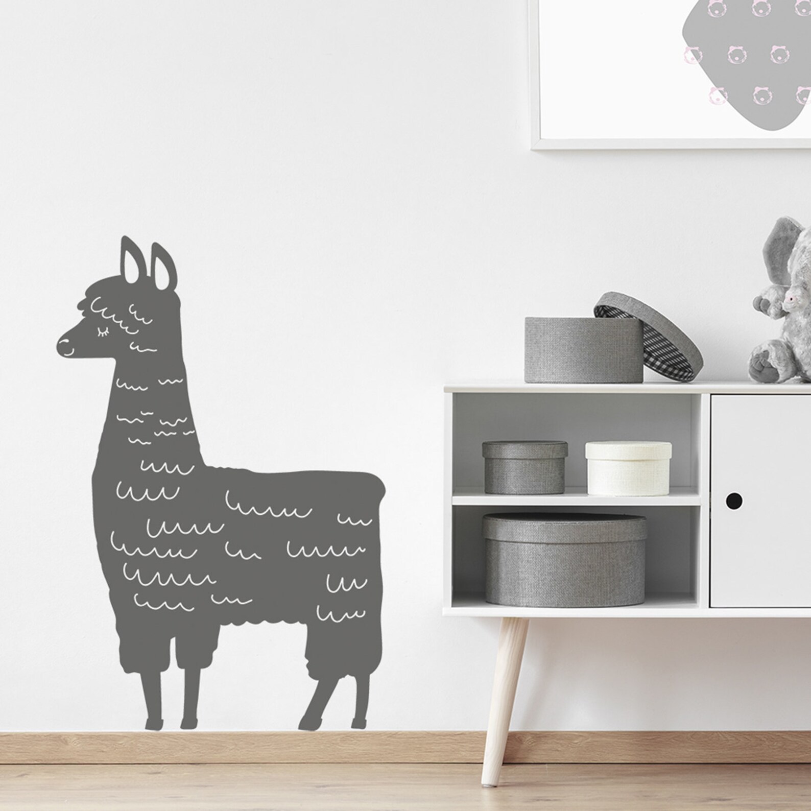 Cute Llama Sticker Alpaca Wall Decal Nursery Vinyl Decor - Etsy