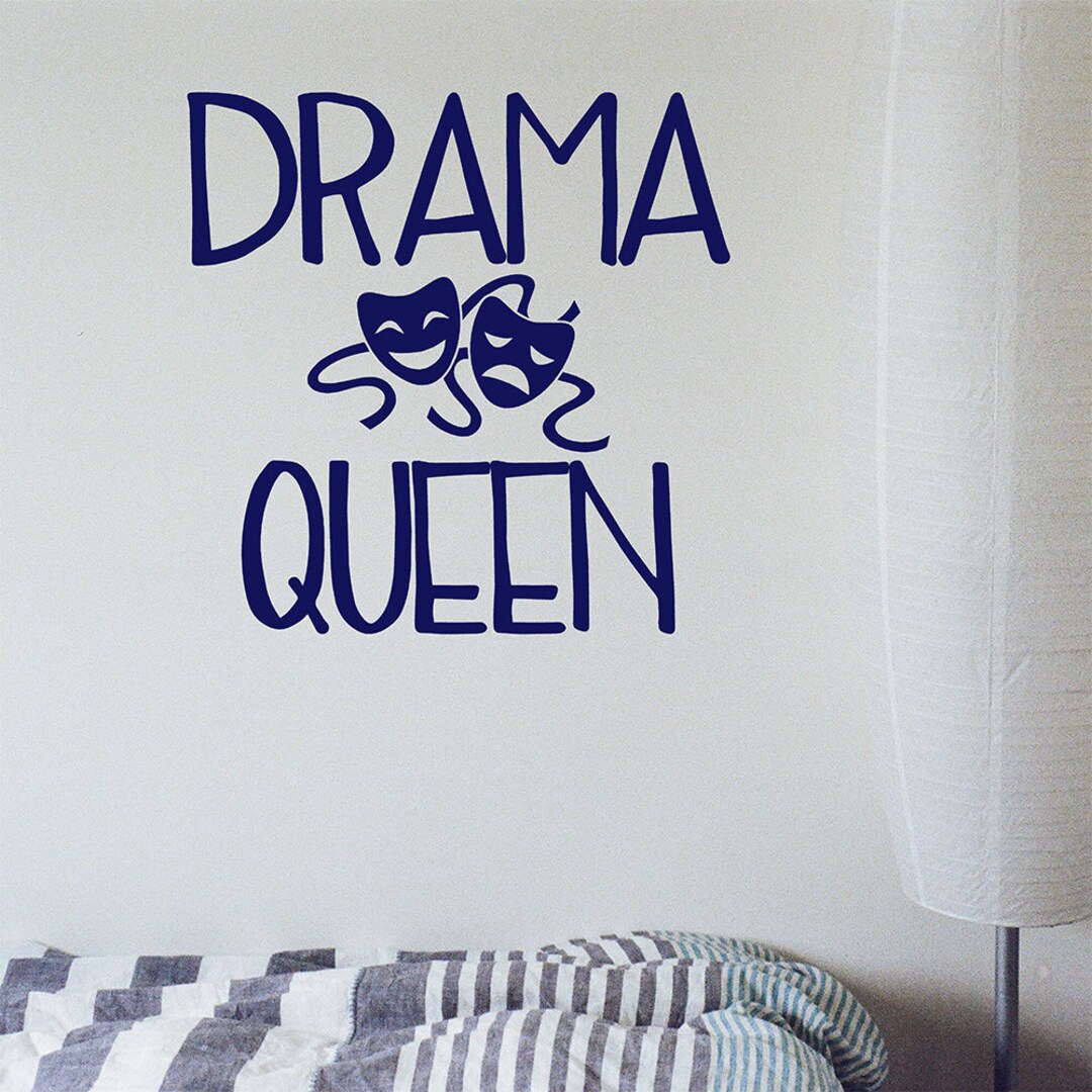 Rule Your Queendom: Drama Queen Wall Decal Transform Any Space Into a ...