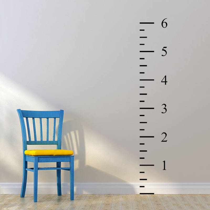 Height Chart Decal - Etsy Australia