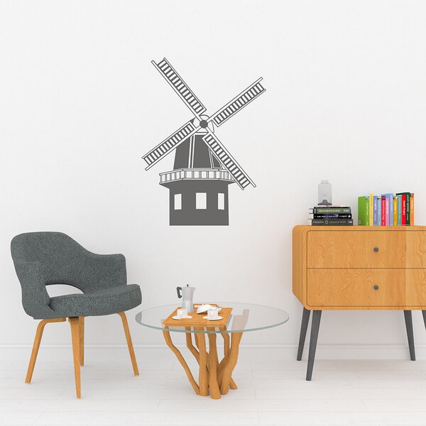 Windmill Decal - Etsy