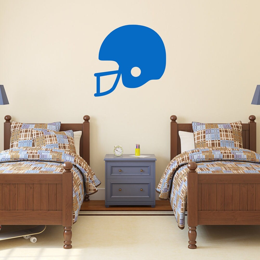 American Football Helmet Wall Decal Score Big on Sports-inspired Décor ...