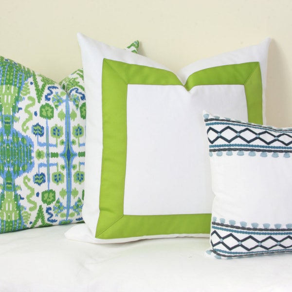 Lime Green Euro Pillow Covers - Etsy