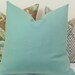 Light Teal Basketweave Decorative Throw Pillow Cover 18x18 - Etsy