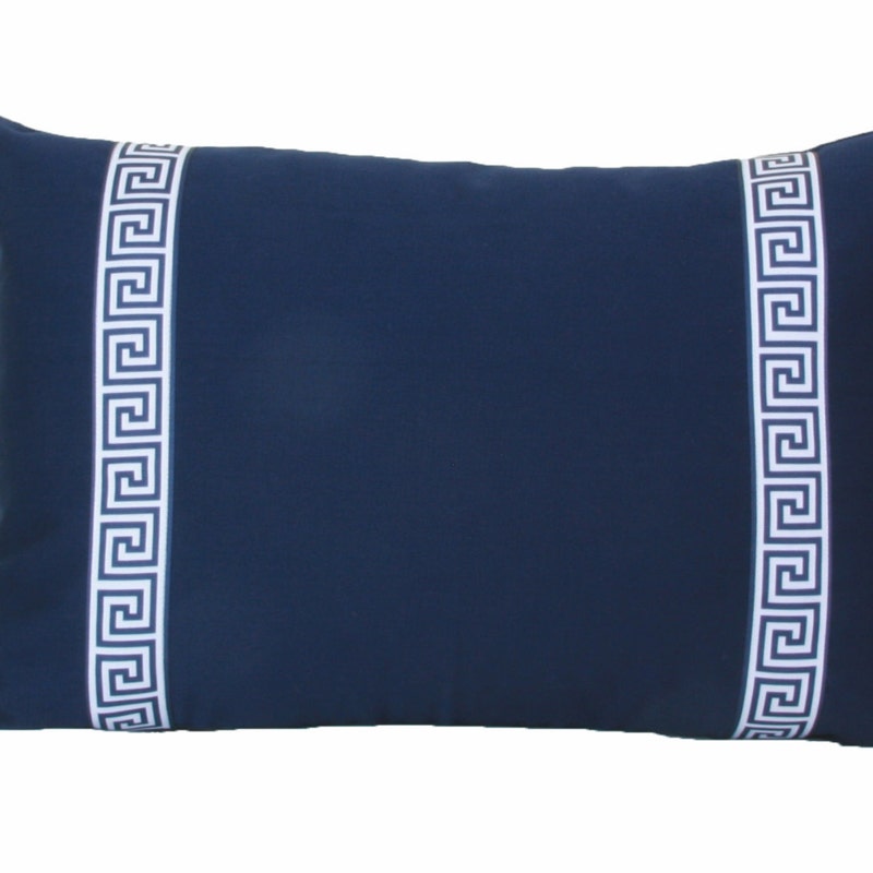 Greek Key Pillow - Etsy