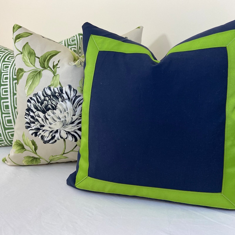 Navy Blue Lime Green - Etsy