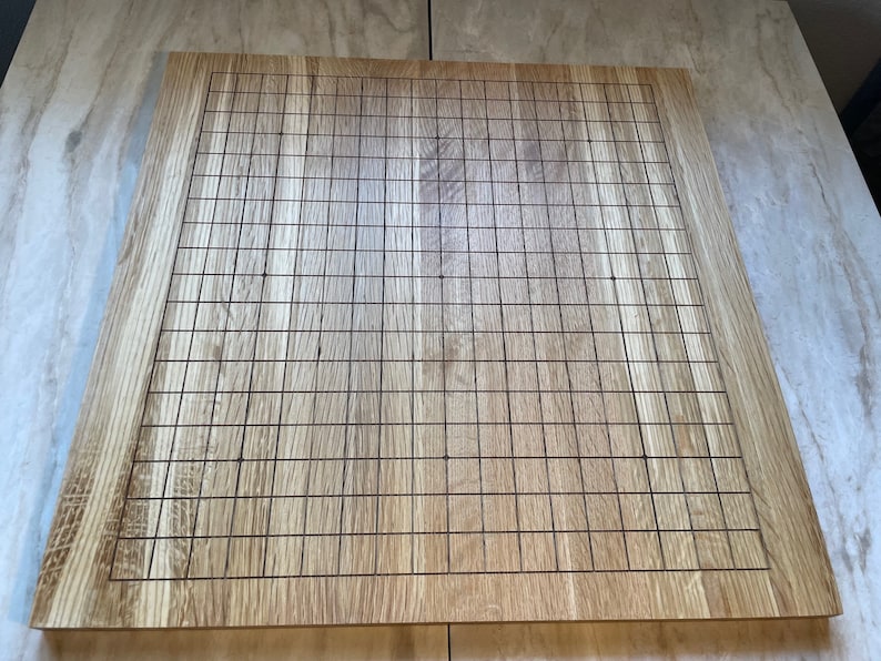 GO Board (19x19) White Oak - Etsy