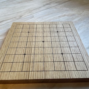 GO Board (9x9) White Oak - Etsy