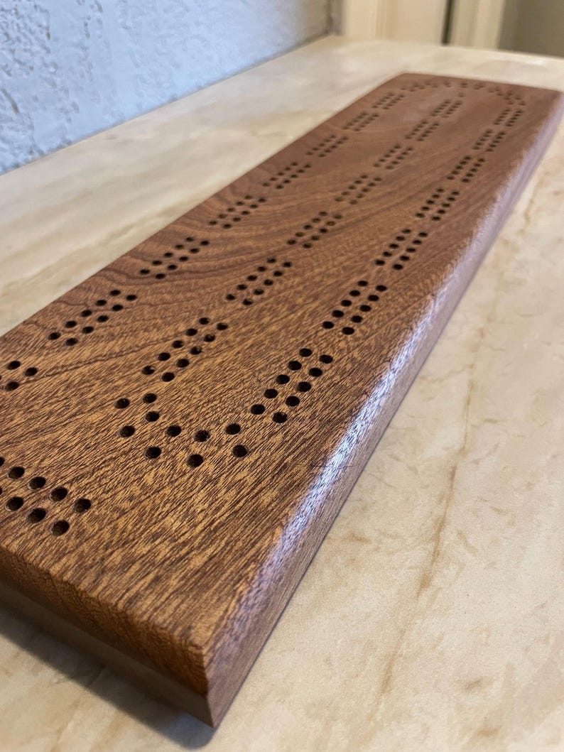 Wood Cribbage Board - 2 Person - Etsy