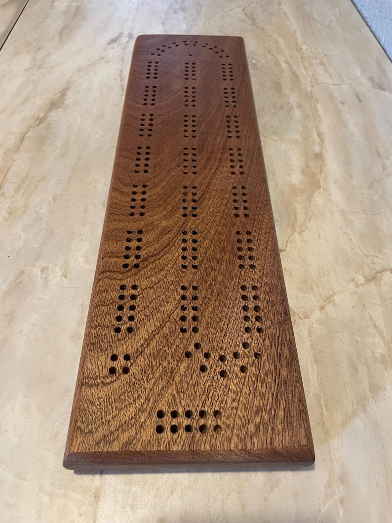 Wood Cribbage Board - 2 Person - Etsy