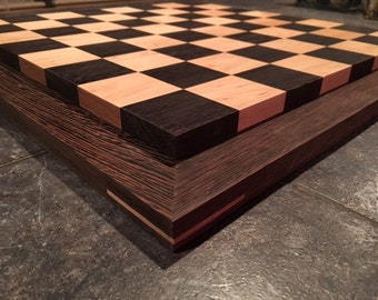 Wenge and Maple Chessboard - Etsy