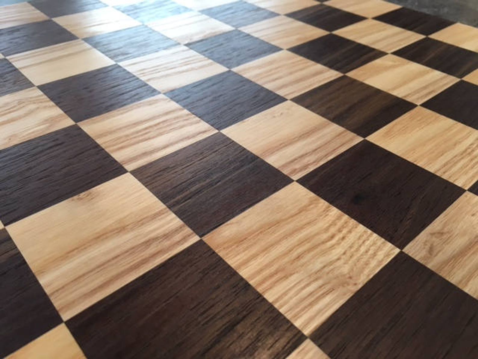 Ash and Peruvian Walnut Chess Board - Etsy