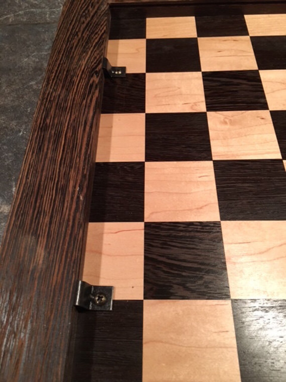 Raised Wenge and Maple Chess Board W/ Wenge Border - Etsy