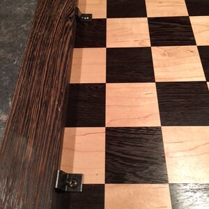 Raised Wenge and Maple Chess Board W/ Wenge Border - Etsy