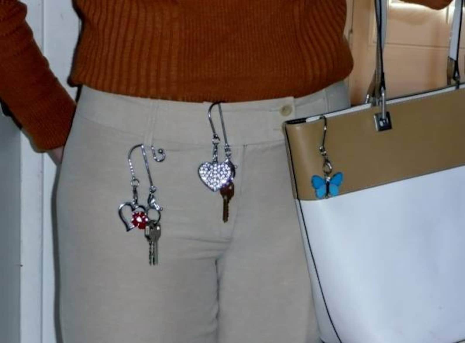 Hands Free Keyfinder for Purse/ Bag With Interchangeable Charm Feature ...